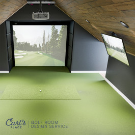 Custom Golf Simulator Design - Carl's Place