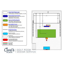 Custom Golf Simulator Design - Carl's Place